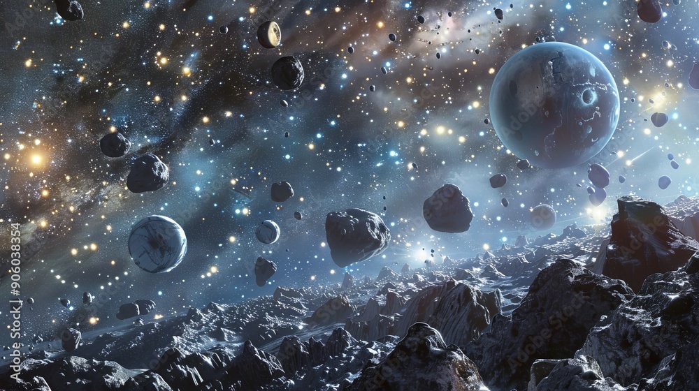 The Kuiper Belt is a region beyond Neptune filled with small icy bodies ...