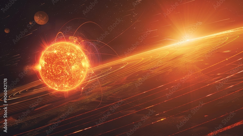 The sun is a star at the center of our solar system, essential for life ...
