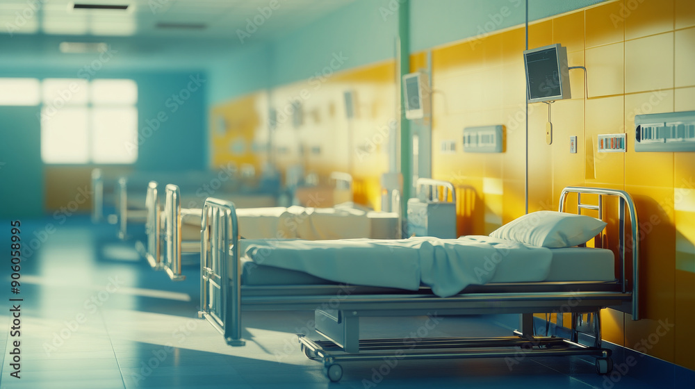 interior of the modern hospitals with all the latest amenities and ...