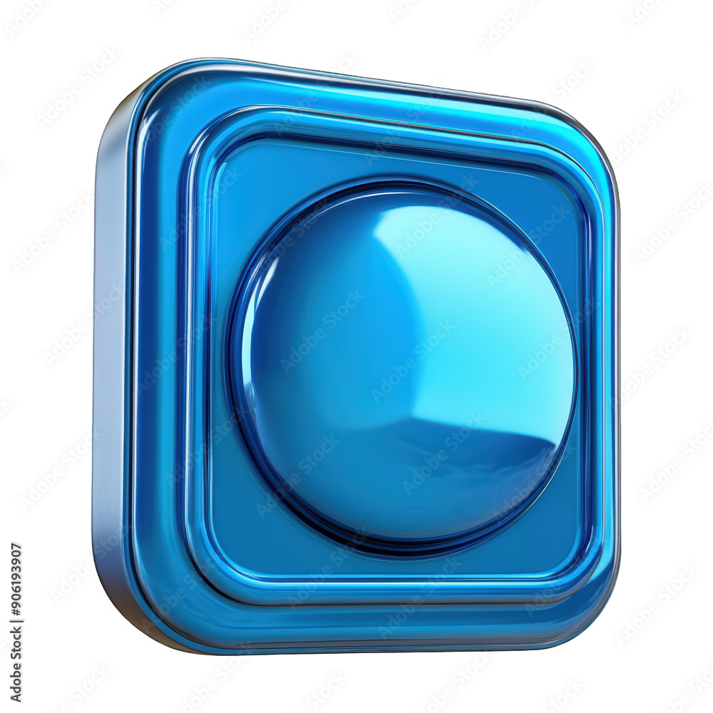 3D Blue Information Icon On Transparent Png Background For Help Buttons ...