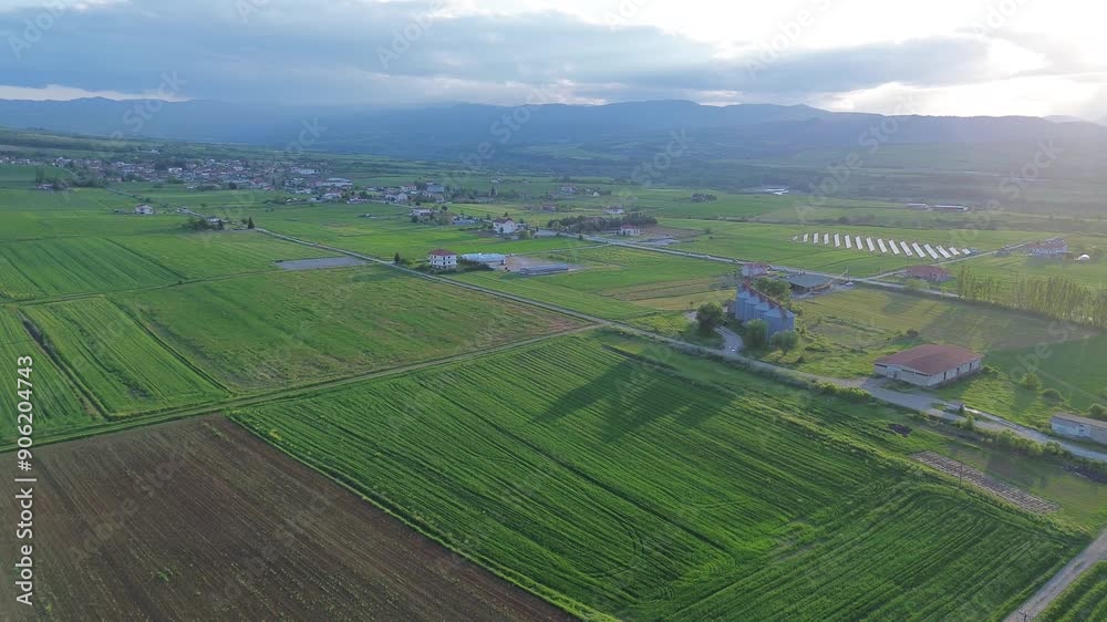 Farm land agriculture land in Greek village near Kastoria, Greece ...