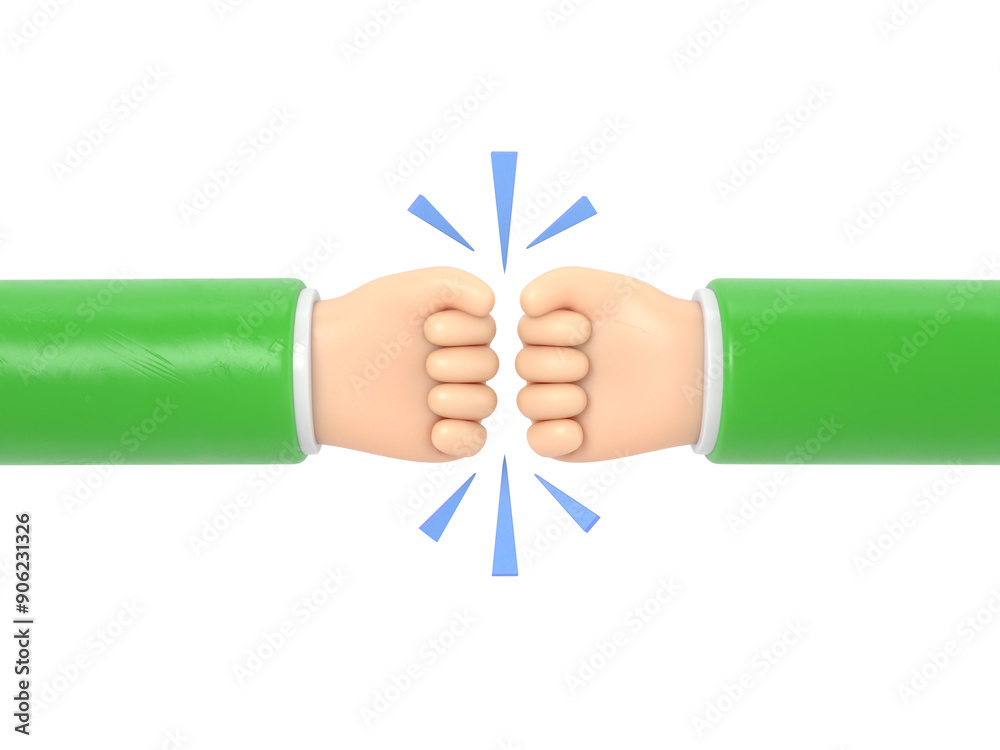 Transparent Backgrounds Mock-up. Two fists clenched in a dispute ...