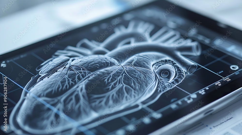 Cardiac MRI images on Tablet are instrumental in assessing cardiac ...