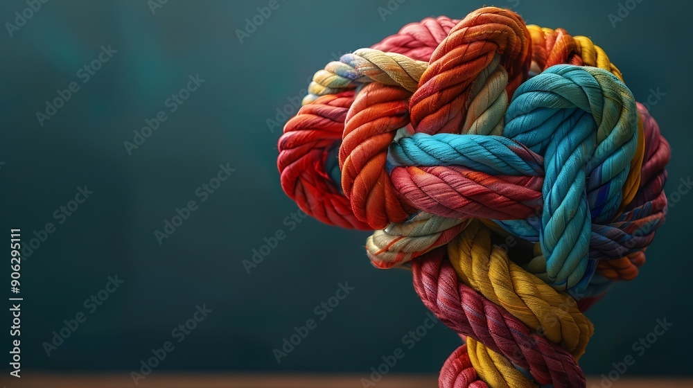 Mental Health Spectrum as a Tangled brain of diverse ropes twisted into ...