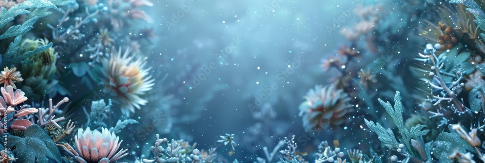 Beautiful underwater scene with vibrant coral reefs and marine life ...