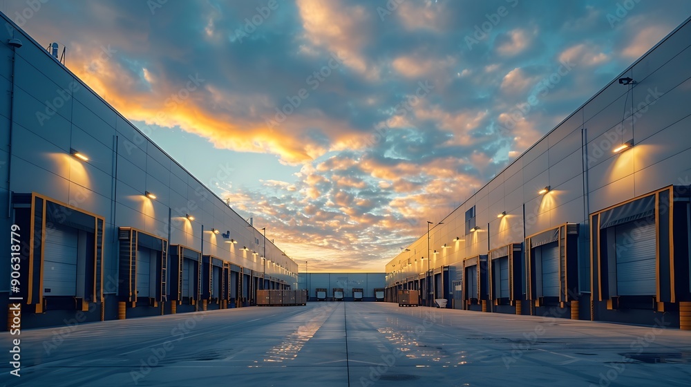 Warehouse or industry building exterior Use as distribution center for ...