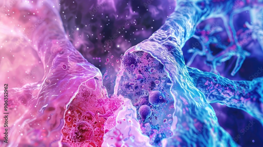 Squamous cell carcinoma of lung left half of image replacing normal ...