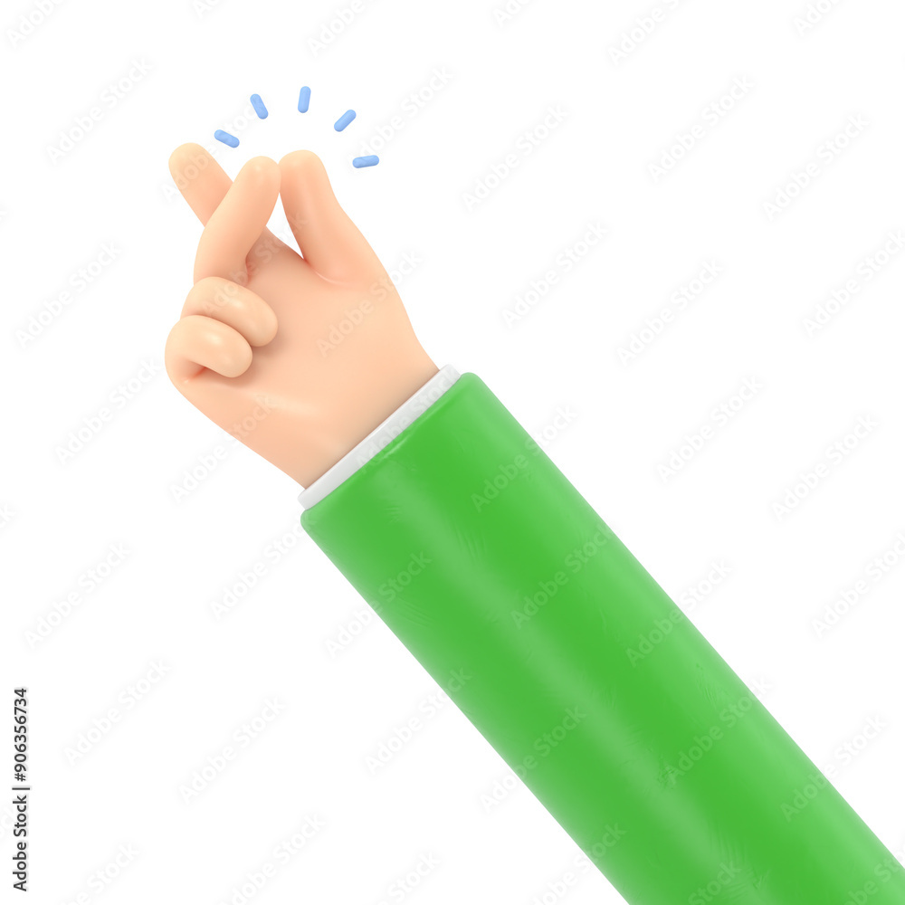 Transparent Backgrounds Mock-up. Cartoon hand with dark blue sleeves ...
