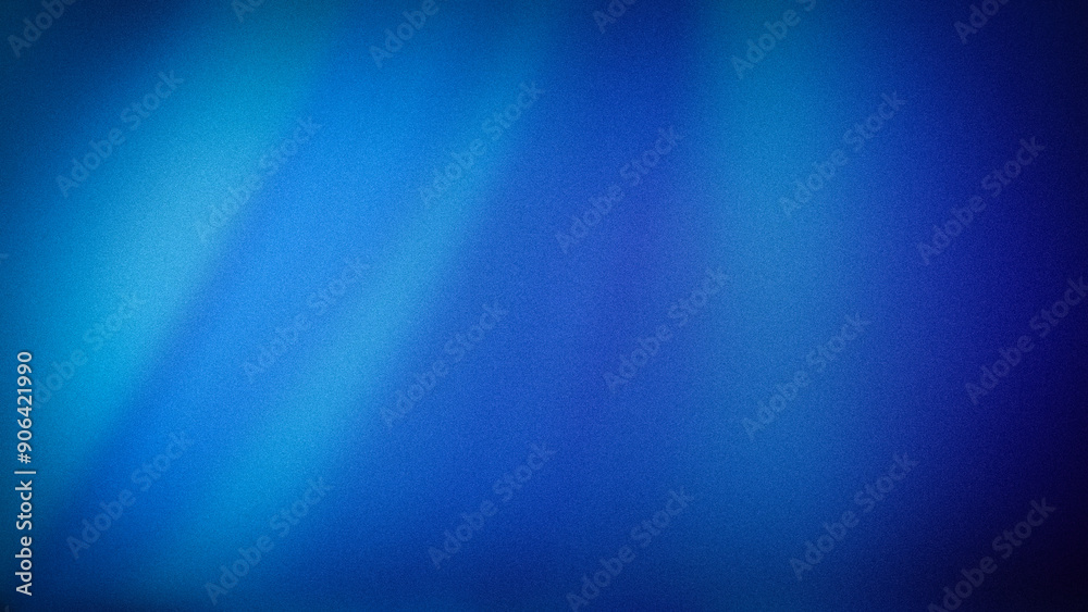 Deep blue gradient background with a smooth, grainy texture in 4K ...
