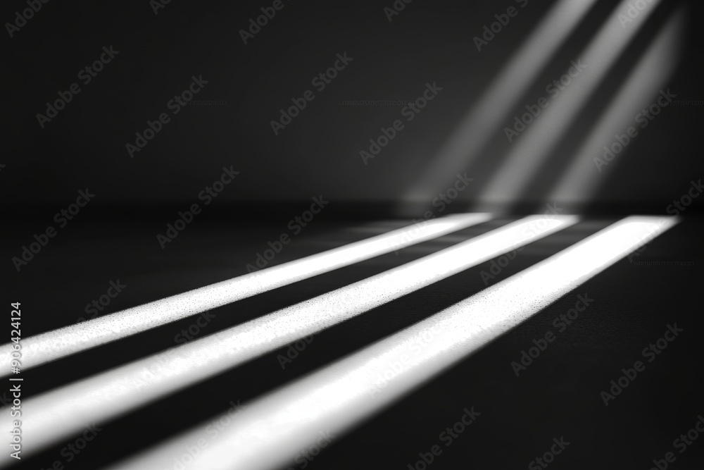 Dramatic shadows cast by geometric shapes illustrating the impact of ...