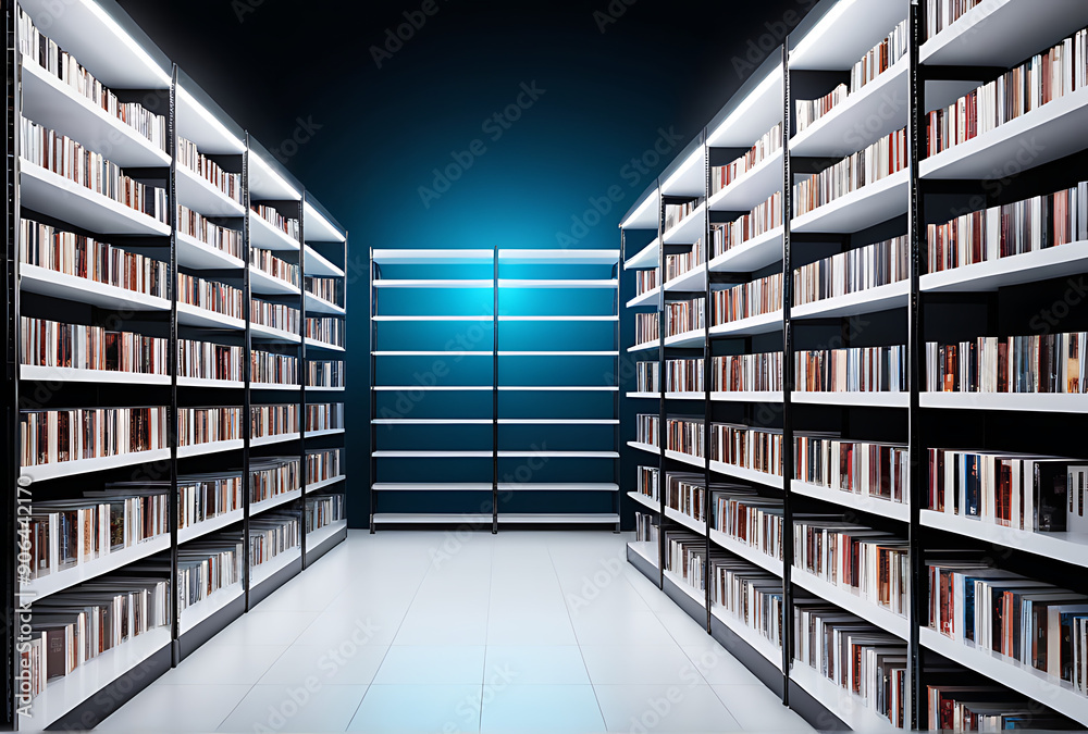 library shelves clipart isolated white background high resolution high ...