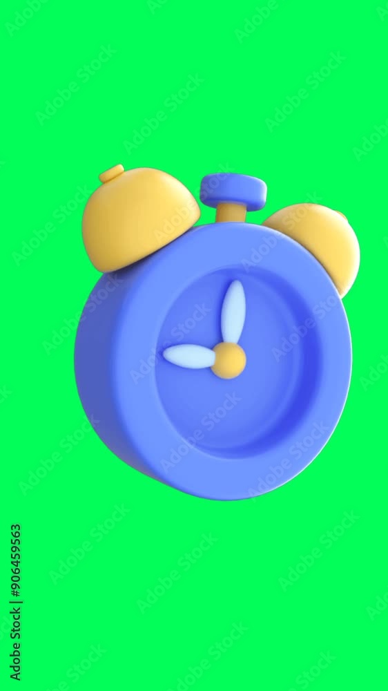 3d character green screen animation video. Chroma key vertical view. 3d ...