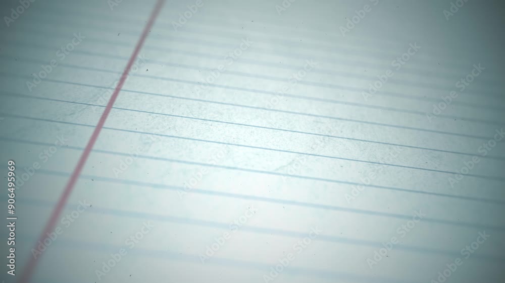 School Paper Close Up Background/ Animation of a close up background of ...