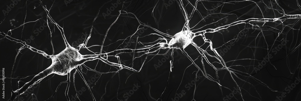 Pyramidal neurons in the cerebral cortex displaying the Golgi apparatus ...