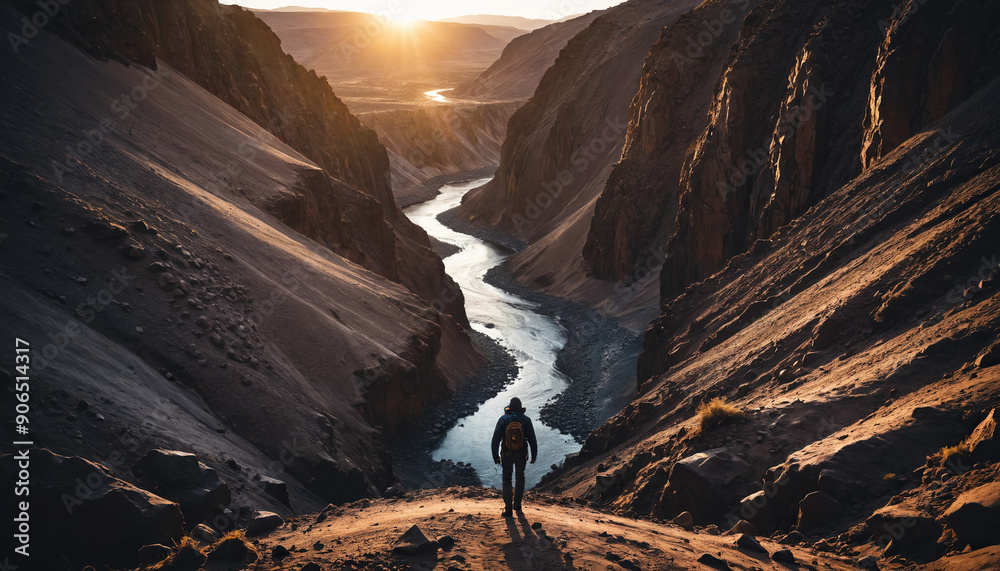 Oasis Lost in Rainy Winter: The Pathfinder's Journey Enveloped in ...
