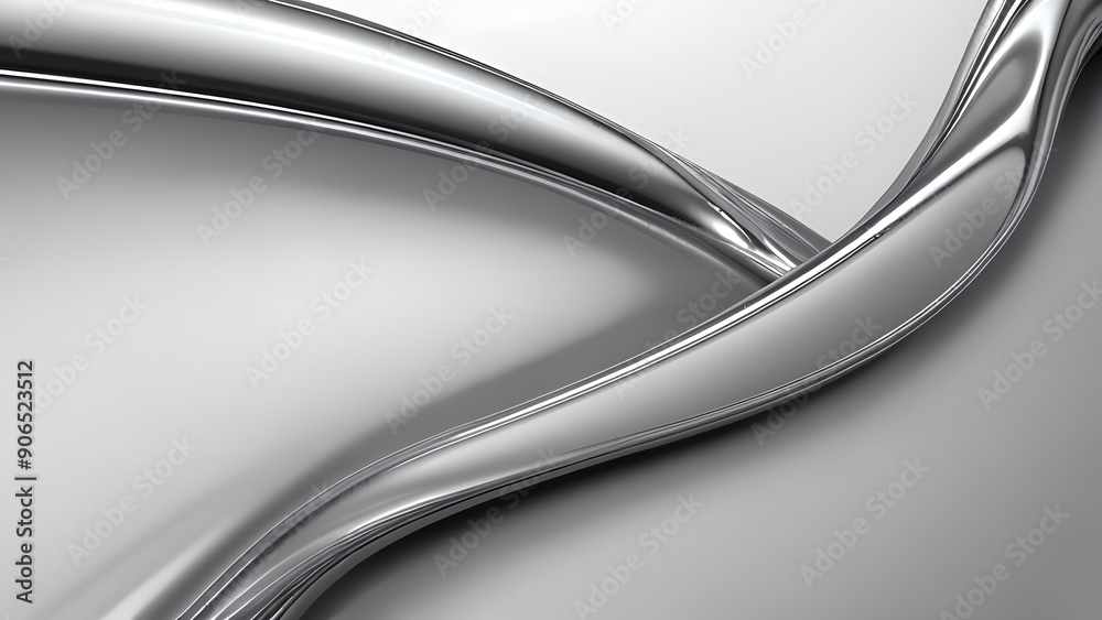 Futuristic abstract background with liquid metal texture and glossy ...