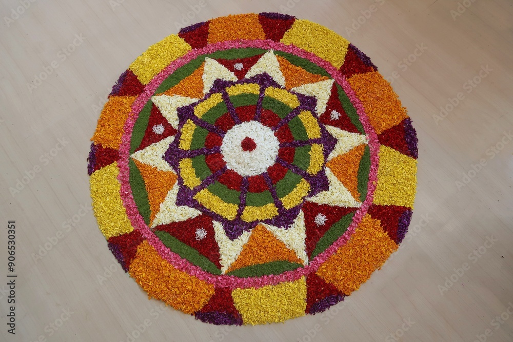pookalam designs for onam celebrations , pookalam made for part of onam ...