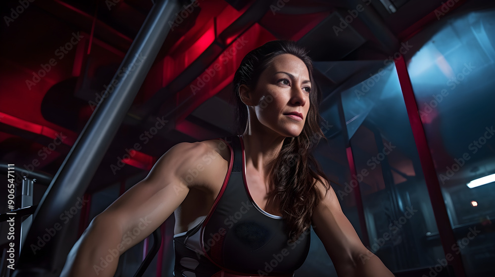 Ultimate Female Powerhouse: An Intense Frame Capturing the Dedication ...