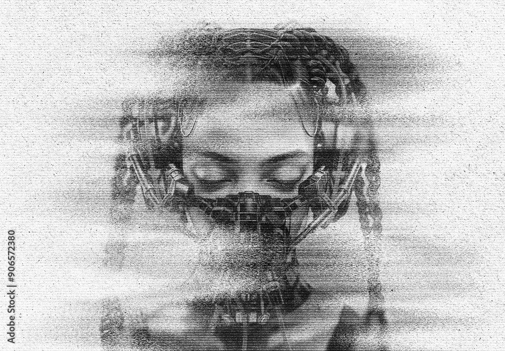 Sand Storm Photo Effect Mockup Stock Template | Adobe Stock