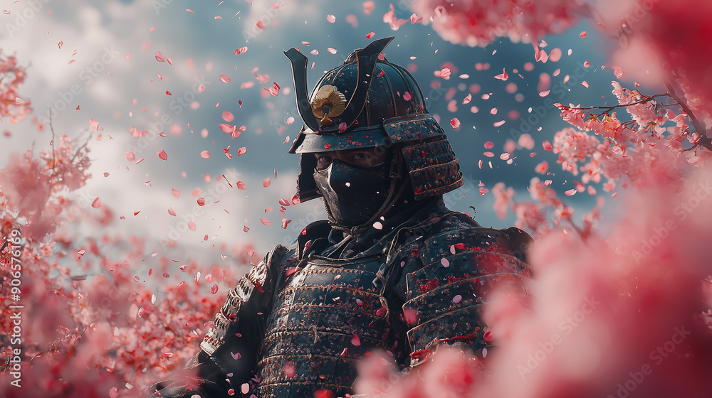 The formidable samurai general commands his fearless warriors in a ...