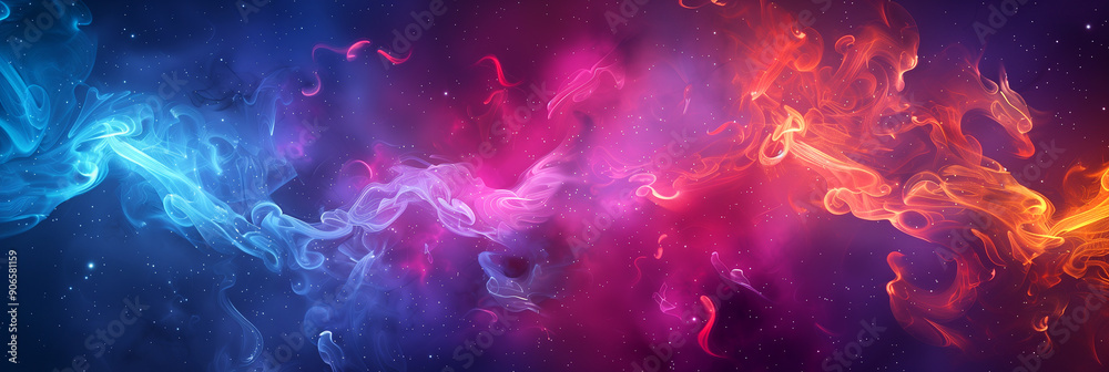 Design of background, banner, wallpaper in the form of dynamic digital ...