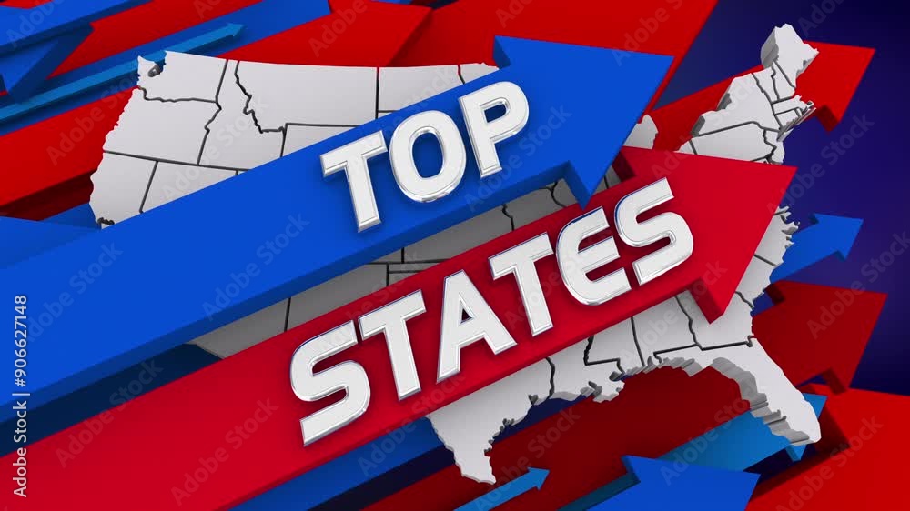 Top States USA United States America Locations Destinations Areas Best ...