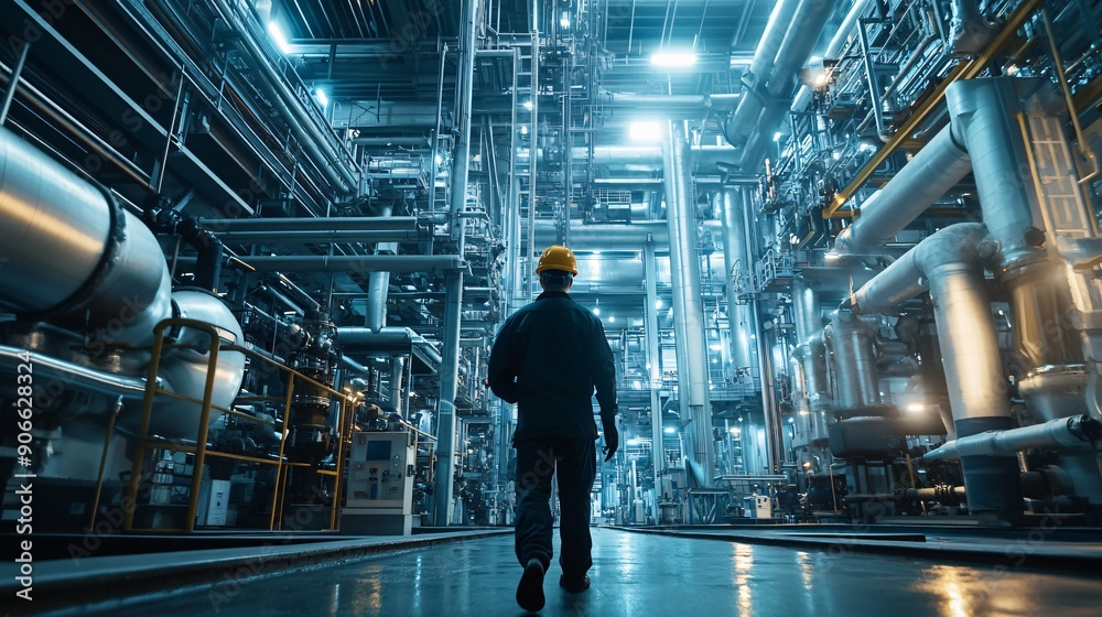 Engineer conducting root cause analysis on equipment failures ...