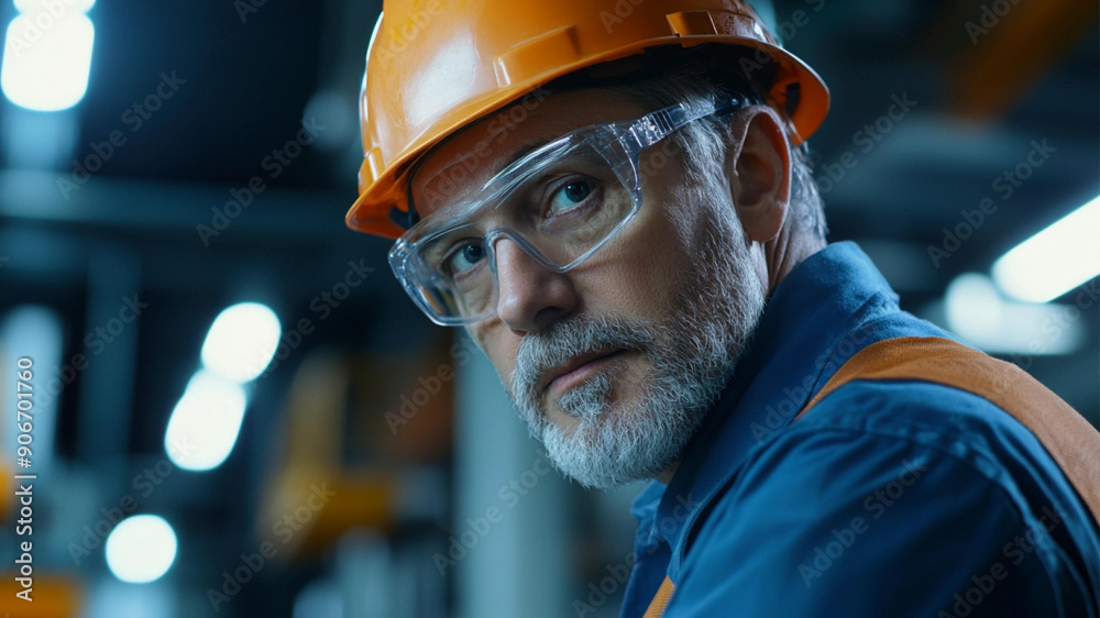 Middle-aged Engineer Performing Quality Control in Automotive Industry ...