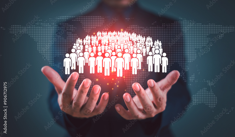 Population decline crisis concept. Increase birth rate, fertility rate ...