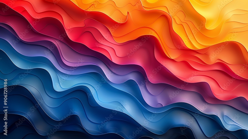 Captivating abstract background with layers of paint in a mix of bold ...