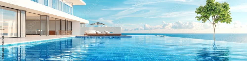 Luxurious Beachfront Paradise Villa: Modern Architectural Marvel with ...