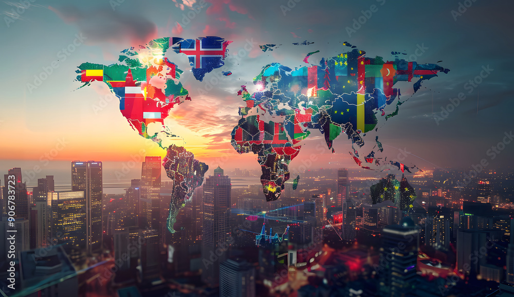 Multinational corporation expanding its operations into new countries ...