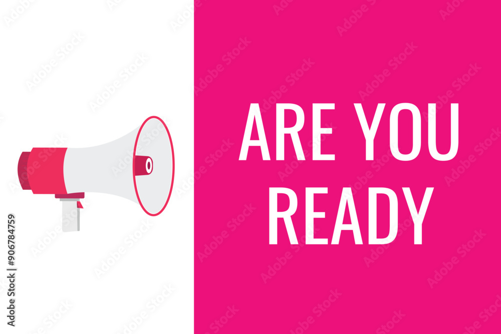 are you ready button, banner, label, template for website. are you ...