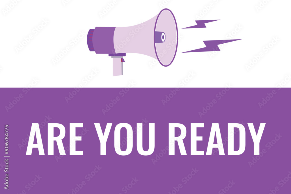 are you ready button, banner, label, template for website. are you ...