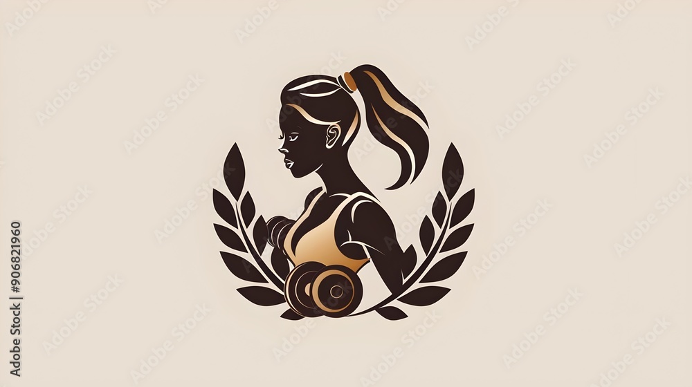 logo,symbol for woman gym,fitness studio. Fitness woman logo for Sport ...
