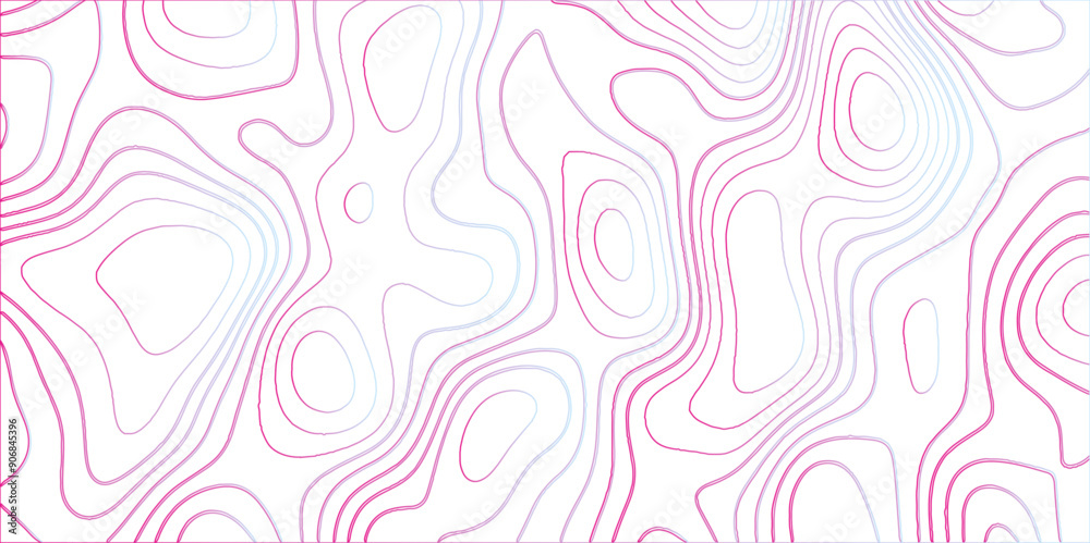 Topographic canyon geometric map relief texture with curved layers and ...