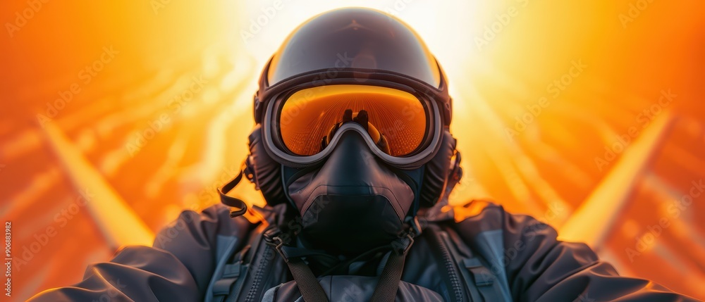 Duck Pilot Style Aviation Jacket Flying Aircraft Concept A duck wearing ...