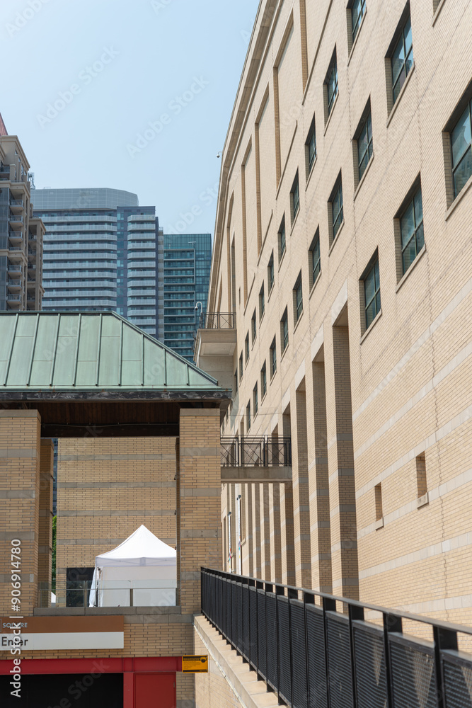 Mississauga Civic Centre located at 300 City Centre Drive - oblique ...