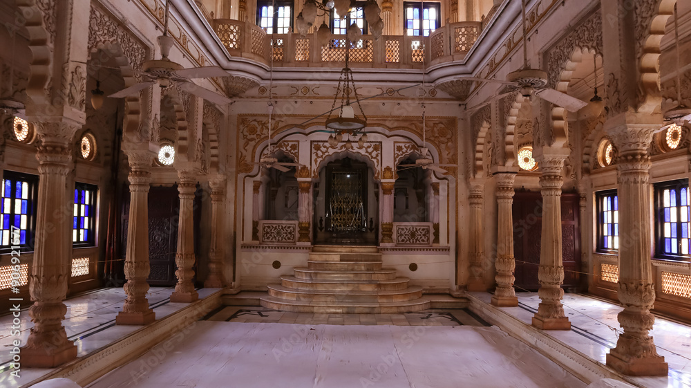 India, Madhya Pradesh, Shivpuri, Beautiful Intrior Architecture of ...