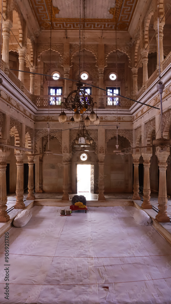 India, Madhya Pradesh, Shivpuri, Beautiful Intrior Architecture of ...