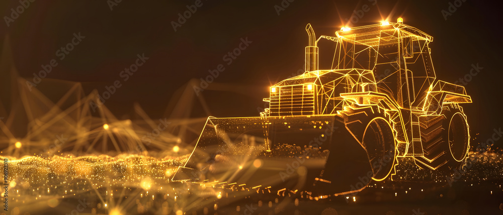 smart digital backhoe loader, AI in construction project management ...