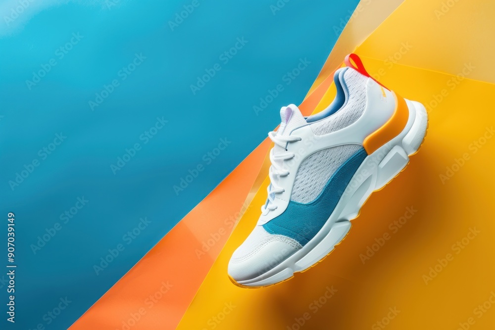 sport sneaker no brand shoes banner for footwear commercials and retail ...