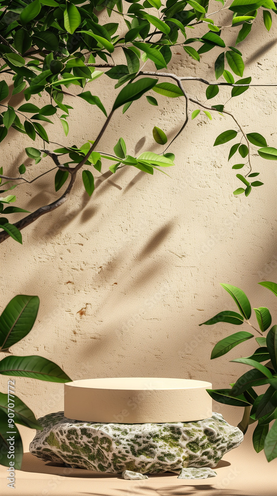 nature product background for sustainable beauty, perfume and fashion ...