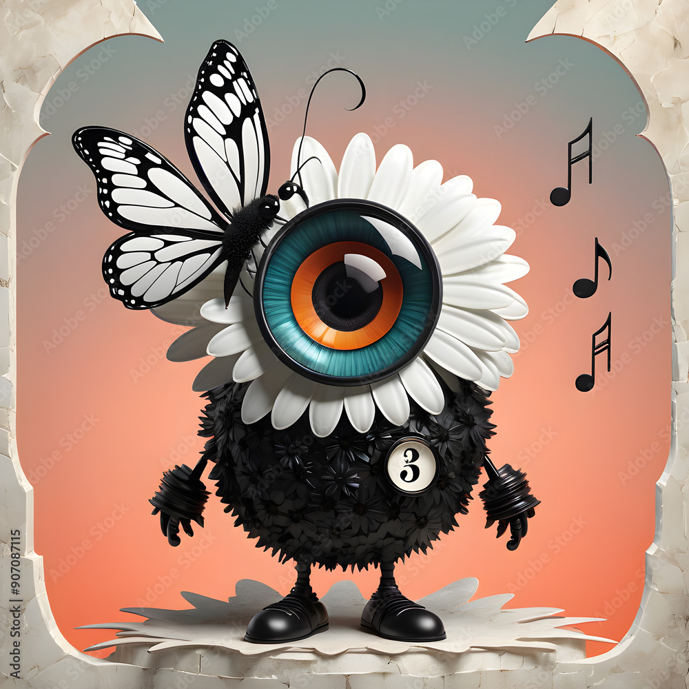 The Gothic spring daisy contoured monster is quite the unique and ...