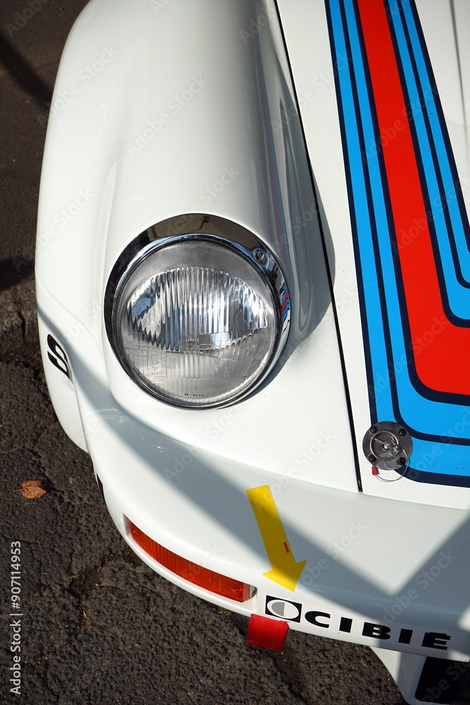 Porsche 911 Carrera RSR Martini Racing der Gruppe 4 der Siebzigerjahre ...