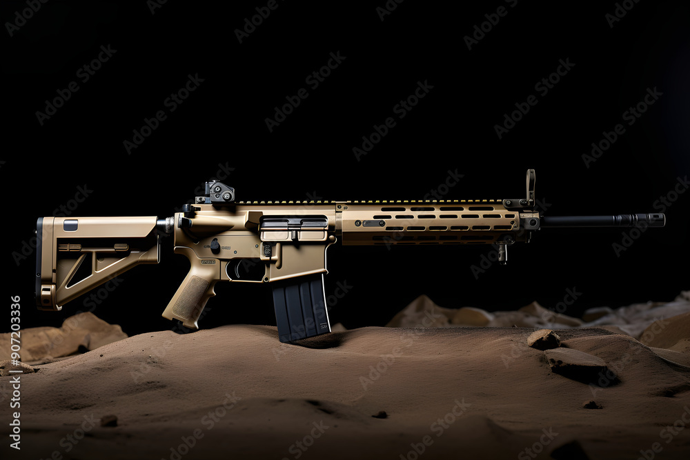 High Precision Semi-Automatic FN SCAR 20S Rifle Showcased in Detailed ...