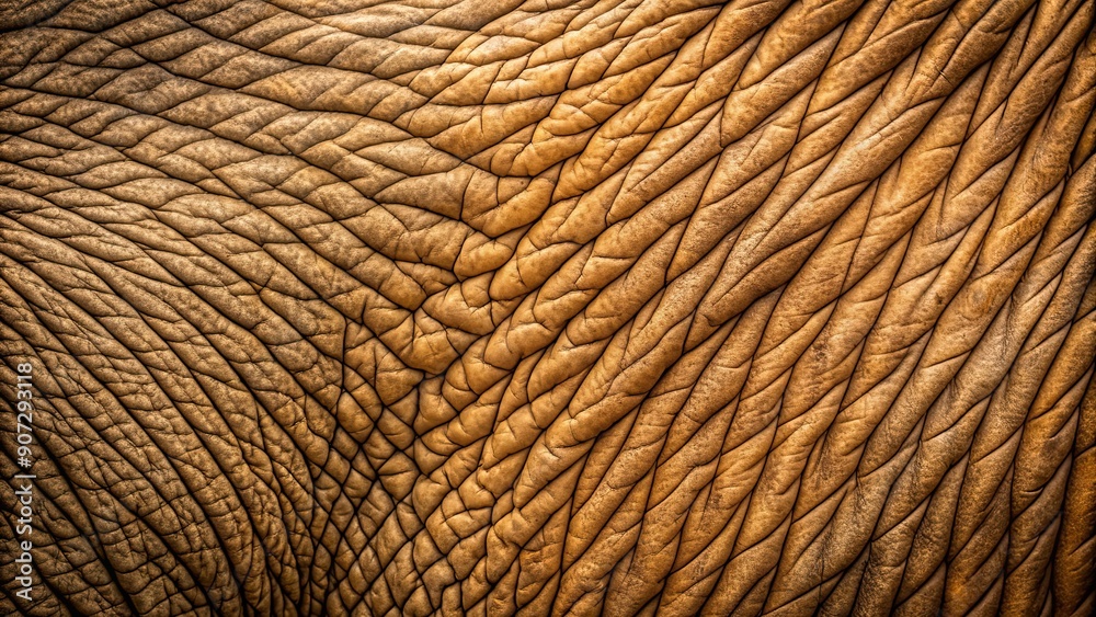 ภาพประกอบสต็อก Texture of elephant's rough and wrinkled skin for ...