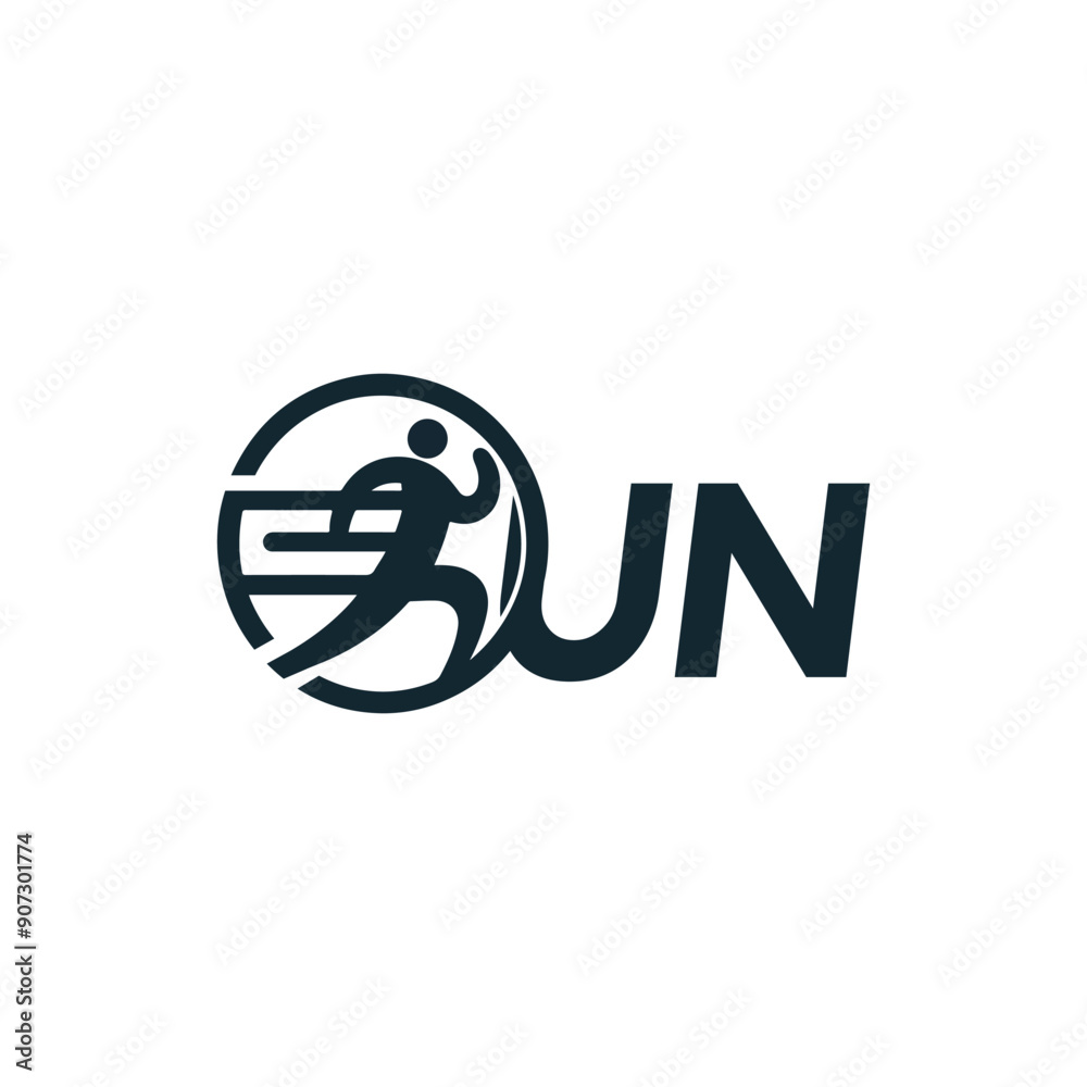 run logo, movement logo, athletics logo, running club logo, running man ...
