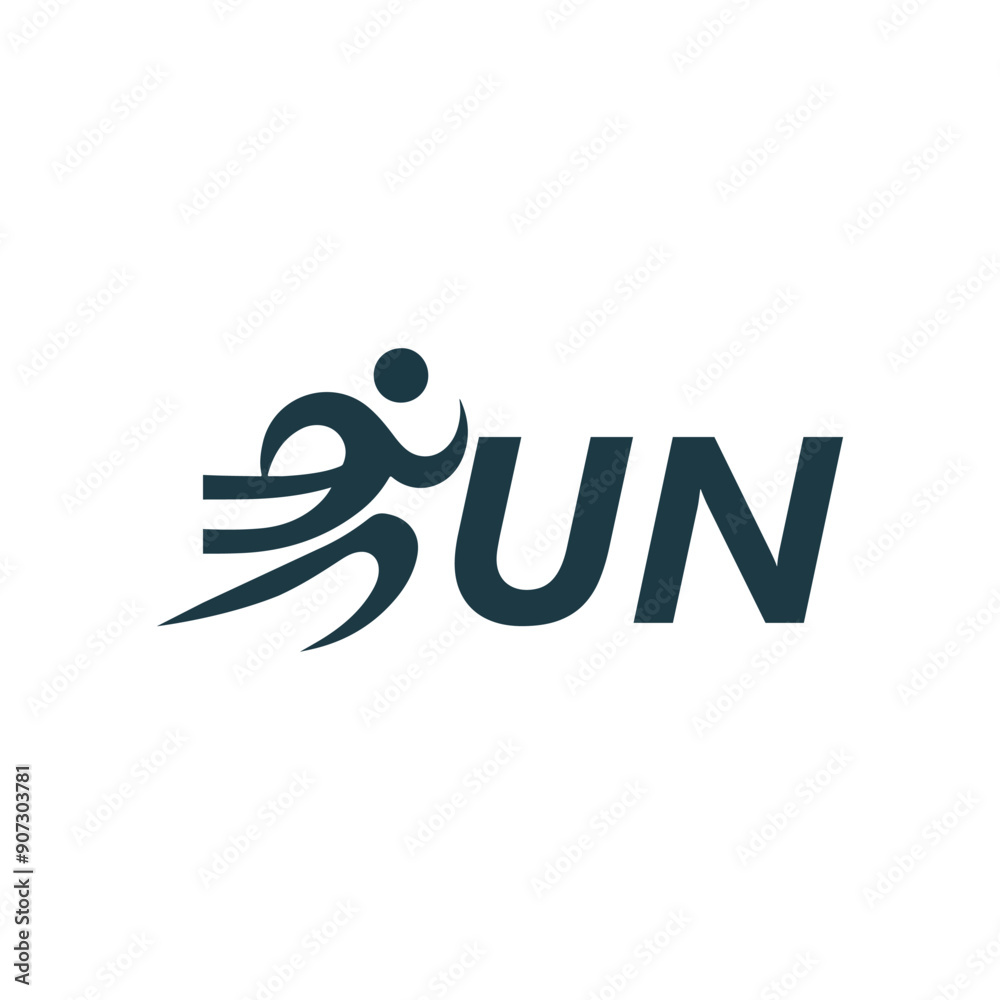 run logo, movement logo, athletics logo, running club logo, running man ...