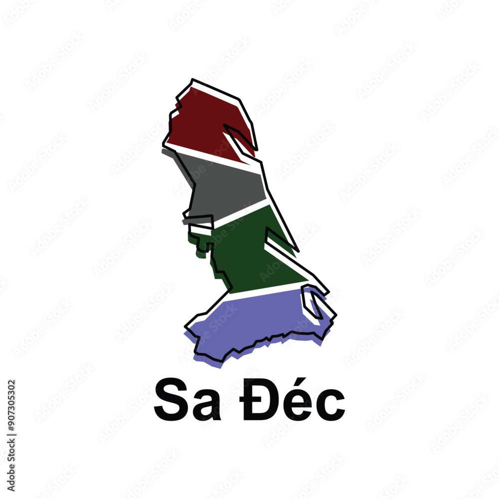 Map City of Sa Dec vector design template, World Map International ...